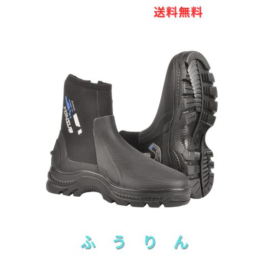 [MORGEN SKY] ウェーディングシューズ 磯靴 5mm フィッシング ブーツ ダイビング マリンシューズ 保温防寒 防水 厚底 滑り止め 水陸両用