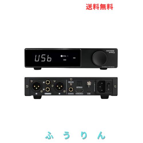 SMSL DO100 PRO 2xES9039Q2M バランスDAC、XMOS XU316 PCM768kHz DSD512 USB DAC、USB/Bluetooth5.1 LDAC/光/同軸/HDMI ARC入力コンバー