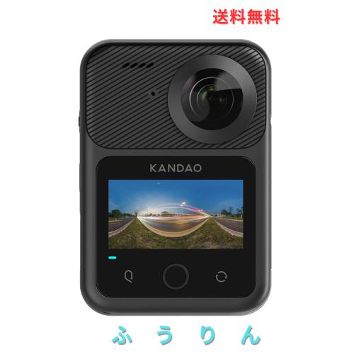 QooCam 3 Ultra 10ビット 8K 360度アクションカメラ、9600万画素、F1.6大口径レンズ 、 HDR動画、見えない自撮り棒効果、GPS内蔵、AI追跡