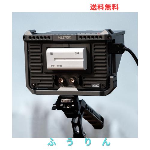 VILTROX DC-X3 カメラ モニター＆ケージ セット 3G-SDI フィールドモニター 6インチ 2000Nits ビデオモニター タッチ式 4K HDMI カメラモ