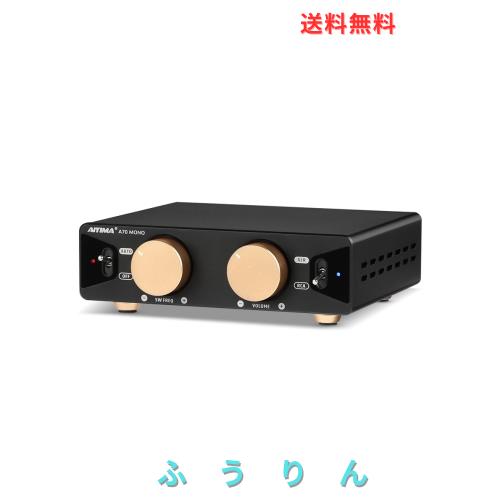 AIYIMA A70 MONO TPA3255 バランス ステレオアンプ NE5532 300W*1 シングルチャンネルアンプ XLR/RCA入力対応 pffbフルレンジ/ローパスア