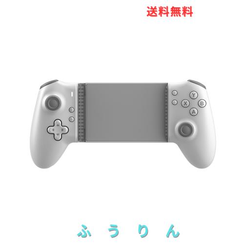 Bluetooth モバイルゲームコントローラー for iphone/Android/Switch/PC マイクロスイッチ ホール効果スティック＆トリガー搭載 1000Hz ポ