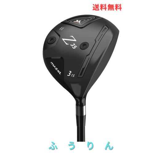MAZEL(マゼル) ゴルフクラブ フェアウェイウッド メンズ 右利き用 カーボンシャフト 番手:W#3,5 (カーボン（ブラック II）, 番手:#3 フレ