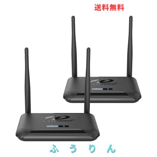 ワイヤレス HDMI 無線 hdmi 送信機と受信機、PAKITE 1080 PフルHD、最大距離200 M、赤外線リモコン拡張、HDMIリング出力送信機、ケーブル