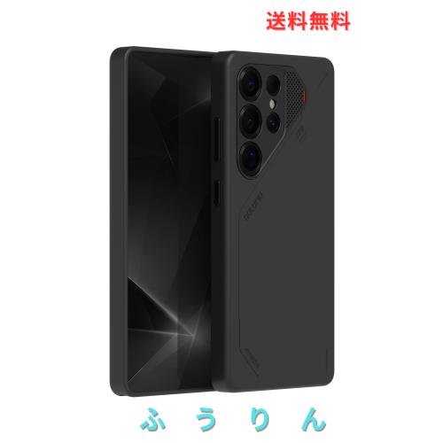 Aulumu Galaxy S25 Ultra ケース ヴィーガンレザー MagSafe対応 放熱機能搭載 軽量薄型設計 マグネット内蔵 ギャラクシーS25 ウルトラ カ