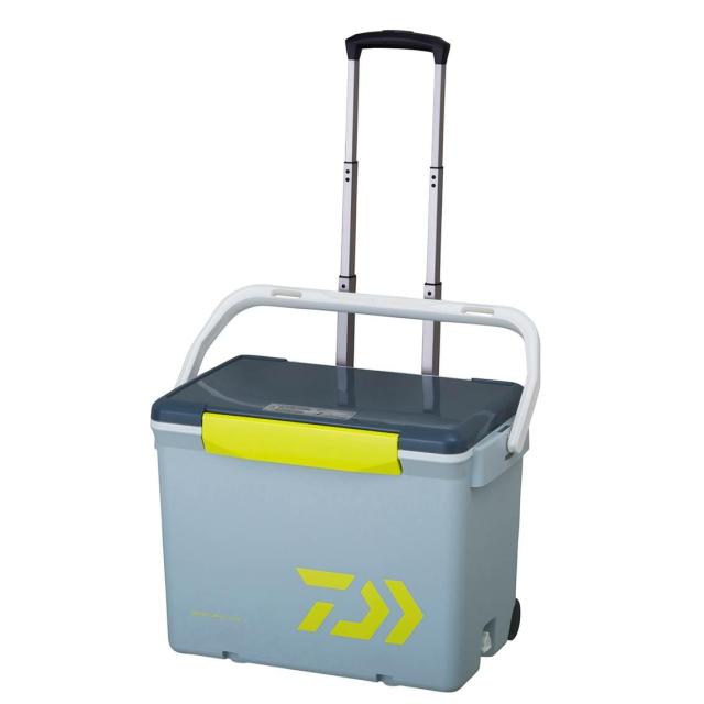 ダイワ(DAIWA) クーラーボックス シークールキャリー2 S2500 グリーン/イエロー 釣り 25リットル 発泡スチロール