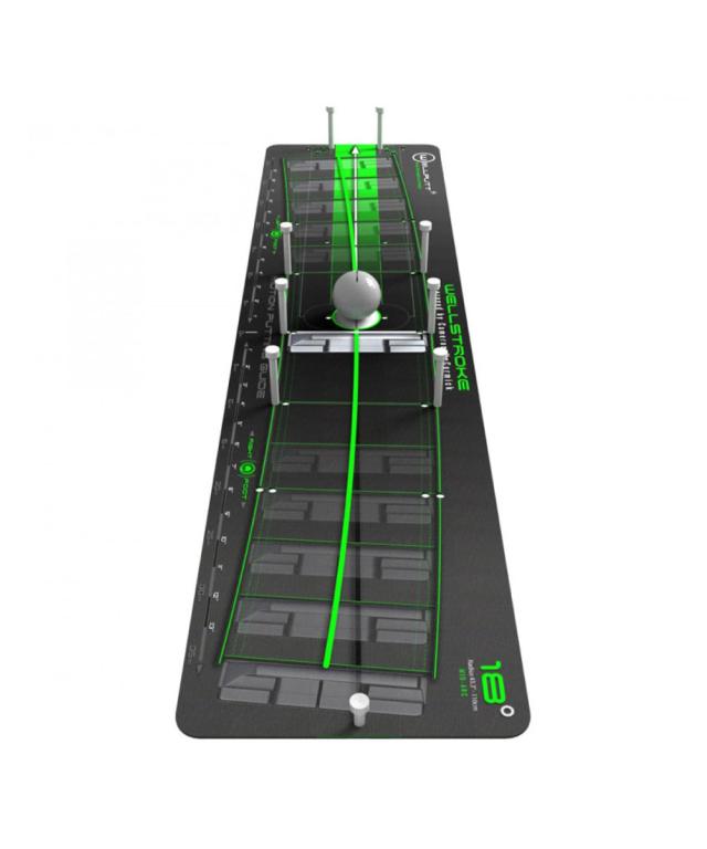 WELLSTROKE ウェルストローク パター矯正器具 父の日 プレゼント ストロークテンプレート WELLPUTT スウィングアーク18度 フランス製 日