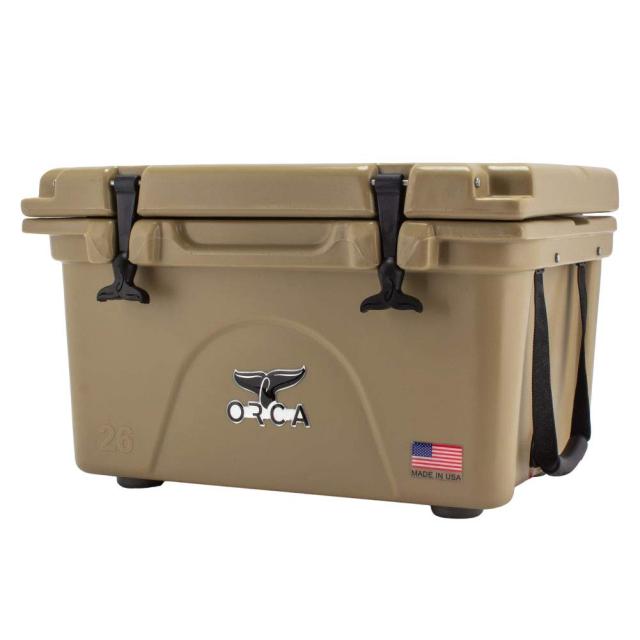 [ オルカ ] ORCA クーラーボックス Orca Coolers 26 クーラー 26QT 大型 約25L ORCT026 Tan ハードクーラー 保冷 アウトドア キャンプ ク