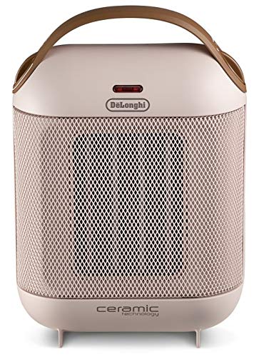 De’Longhi (デロンギ) ファンヒーター カプスーラ HFX30C11-PK セラミックヒーター 足もと・手さき イタリアンデザイン コンパクト 薄型