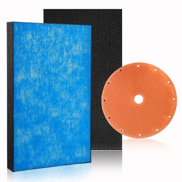 J＆Q 集塵HEPAフィルター KAFP029A4（1枚） + 脱臭フィルター 20741919（1枚） + 加湿フィルター KNME017C4（1枚） 空気清浄機用交換フィ