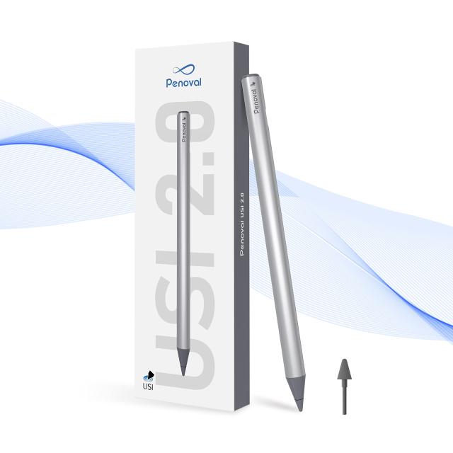 Penoval USI2.0 スタイラス ペン Chromebook用 4096 レベル 圧力 デュエット用 Google pixel tablet用 chromebook C436 HP chromebook X3