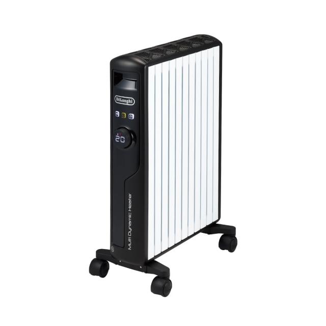 De’Longhi (デロンギ) マルチダイナミックヒーター MDHS15-BK 電気ヒーター ゼロ風暖房 静音 表面温度約60℃ エコモード チャイルドロッ