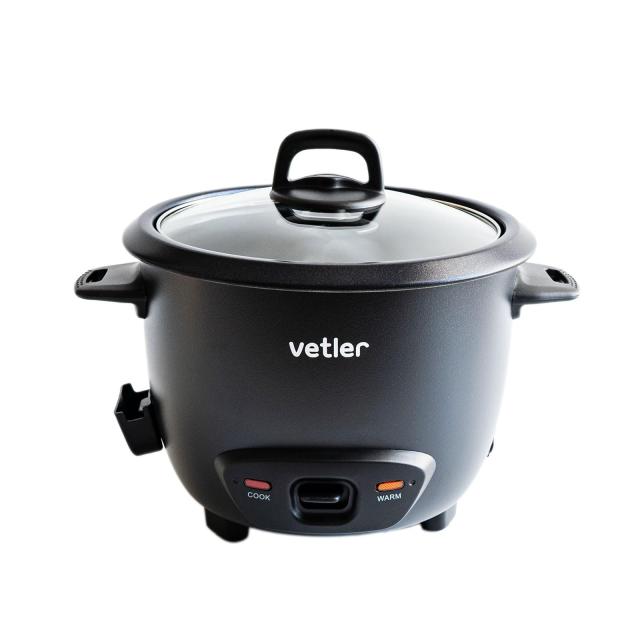 VETLER(ベトラー) 電気鍋 炊飯器 蒸し器 せいろ ゆでたまごメーカー 一人暮らし 1.3L 2合 3合 4合 電気 スチーマー 一人用 二人用 一人鍋