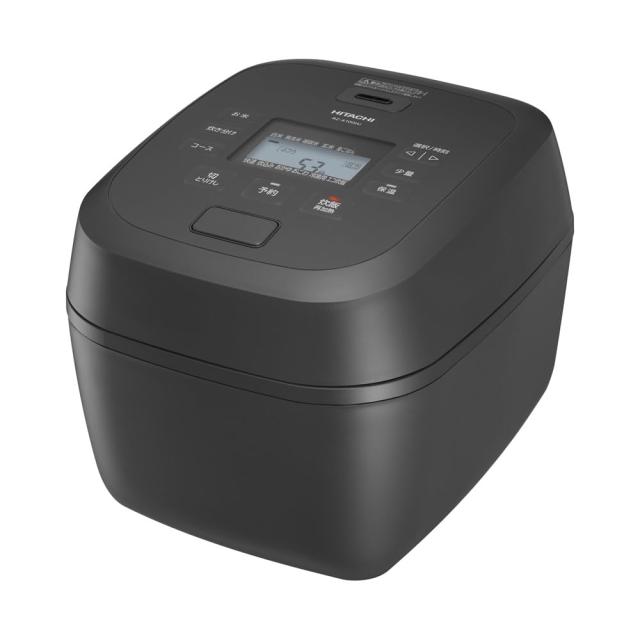 【WEB限定】日立 炊飯器 5.5合 圧力 IH 日本製 蒸気セーブ RZ-A100HJ H チャコールグレー 黒厚鉄釜 新生活 一人暮らし ふた加熱板 食洗機