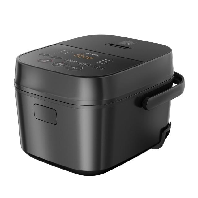 【Amazon.co.jp限定】[山善] 炊飯器 一人暮らし 5.5合 3種類炊き分け機能 マイコン式 低温調理 無洗米モード 保温 予約機能 ブラック AMR