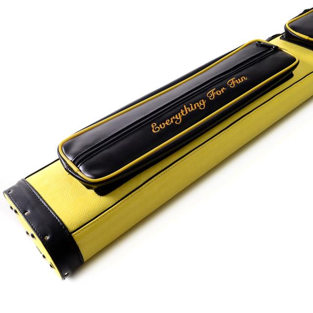 CUESOUL Soocoo Series 2x4のハードプールキューケース-バット2本と