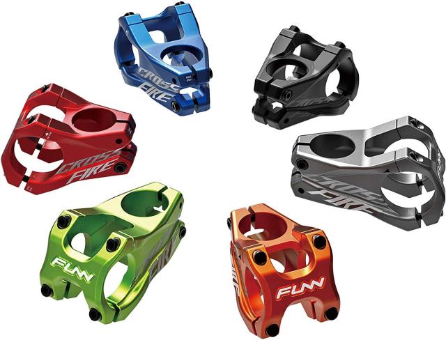 Funn(ファン) クロスファイア（Crossfire）ステム, クランプ直径：31.8mm、自転車、マウンテンバイク に適用、耐久、軽量 (長さ：50mm,