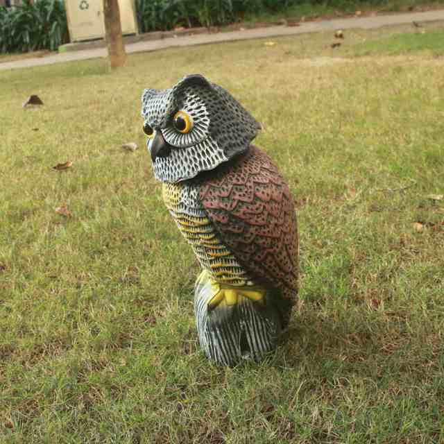 Skycabin 首振りフクロウ本物そっくり フクロウ 鳥よけフクロウ Skycabin 首振りフクロウ本物そっくり フクロウ 鳥よけフクロウ
