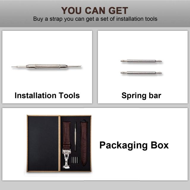 モラン] Moran 本革時計ベルト Dバックル18mm 19mm 20mm 21mm 22mm