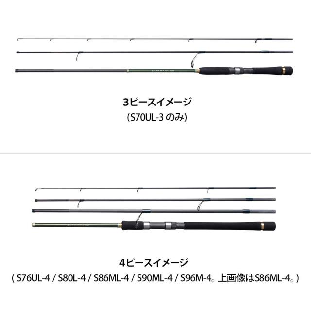 シマノ(SHIMANO) モバイルロッド 20 ルアーマチック MB S86ML-4