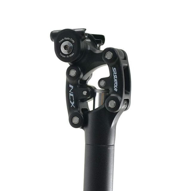 その他のスポーツ SR Suntour SP12 NCX Suspension Seat Post with Protective Cover 27.2X350mm,Black, VK2350