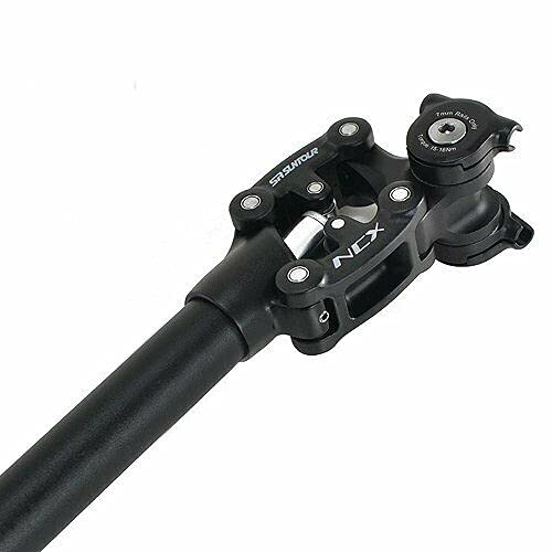 その他のスポーツ SR Suntour SP12 NCX Suspension Seat Post with Protective Cover 27.2X350mm,Black, VK2350