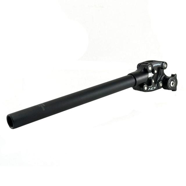 その他のスポーツ SR Suntour SP12 NCX Suspension Seat Post with Protective Cover 27.2X350mm,Black, VK2350
