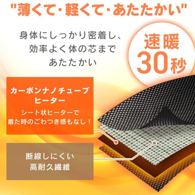 アイリスオーヤマ] リバーシブルヒートベスト リバーシブルベスト 寒い