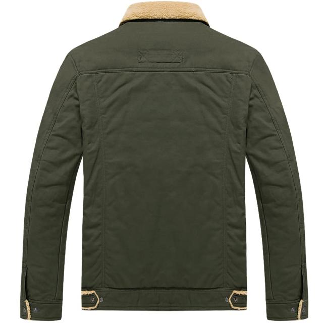 [KEFITEVD] 裏ボアジャケット ミリタリー ジャンパー 暖かい ブルゾン 保温 カジュアルジャケット メンズ 緑 グリーン XL KEFITEVD] ジャケット ミリタリー ジャンパー 裏ボア ブルゾン 暖かい