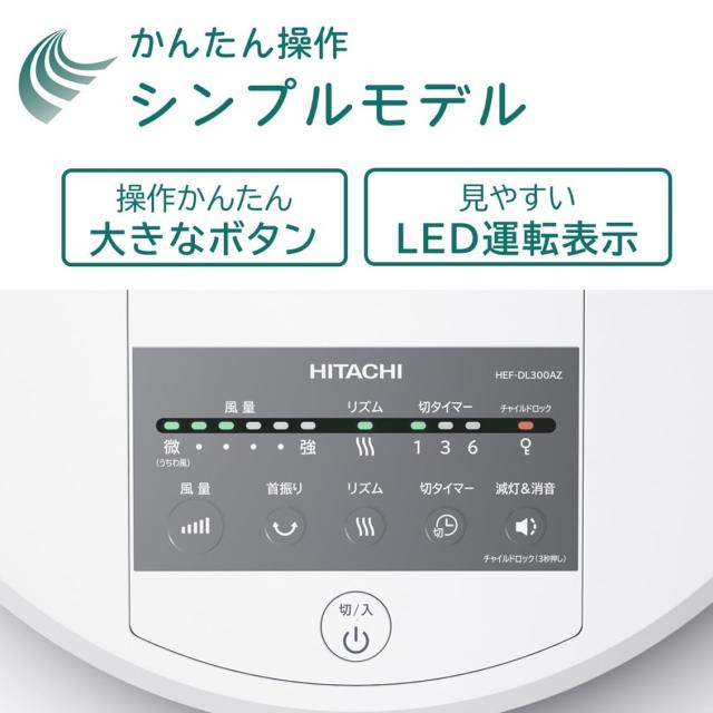 日立(HITACHI)【Amazon.co.jp限定】日立 リビング扇風機 DCモーター