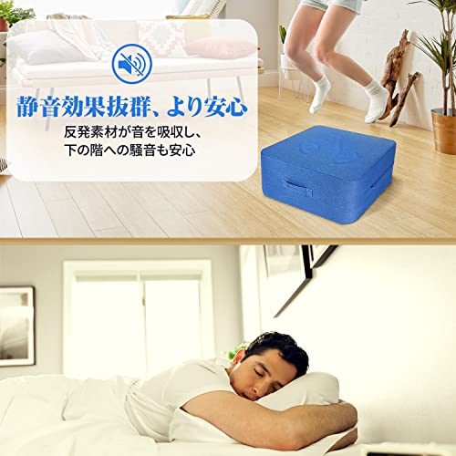 Homwarm トランポリン 室内 大人用 静音 エクササイズ 家庭用 省