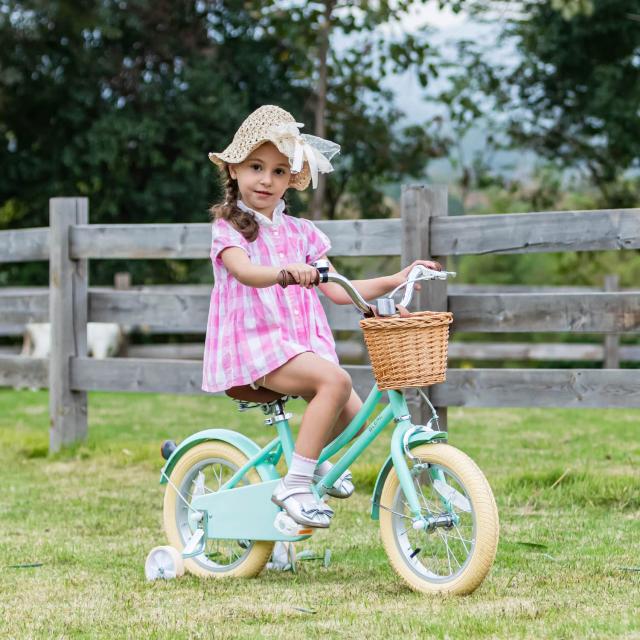 Glerc】Little Molly 女の子子供用自転車 可愛いキッズバイク 乗り練習