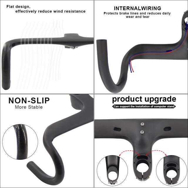 RXL SL 28.6mm カーボンハンドルサイクリングカーボンハンドルロードバイク ドロップハンドル自転車 カーボン ドロップハンドルロードバ