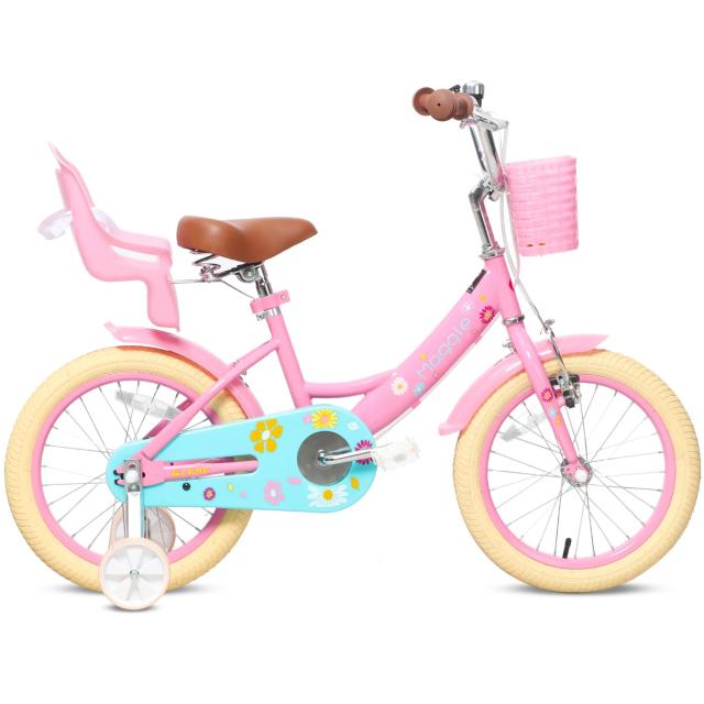 Glerc Maggie 子供用自転車 女の子用 キッズバイク 幼児乗り練習 花柄