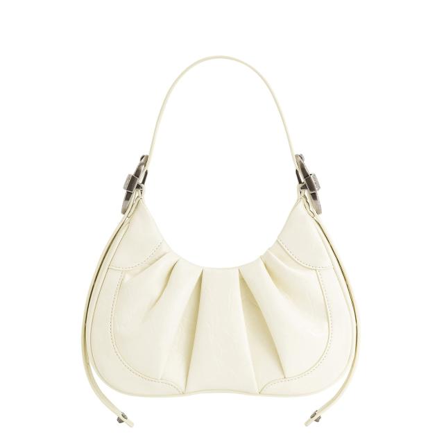 JW PEI] Gabbi エンボスハンドバッグ - ホワイト