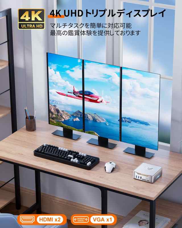 ミニpc n97 最新第12世代 n97 mini pc 最大3.6GHz 高速動作 小型 ミニpc n97 最新第12世代 n97 mini pc 最大3.6GHz 高速動作 小型