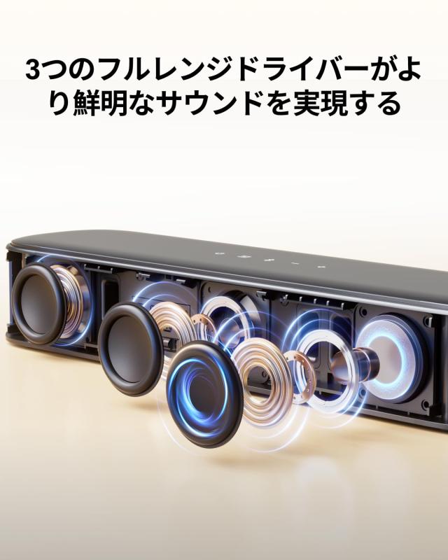 ULTIMEA サウンドバー 5.1ch テレビ スピーカー Soundbar ホームシアター サラウンドスピーカー 250Wピークパワー Bluetooth APP制御可能