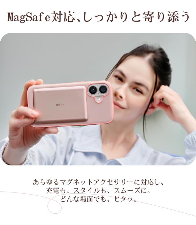 TORRAS iPhone 16 用 ケース カメラコントロールボタン付き【初夏