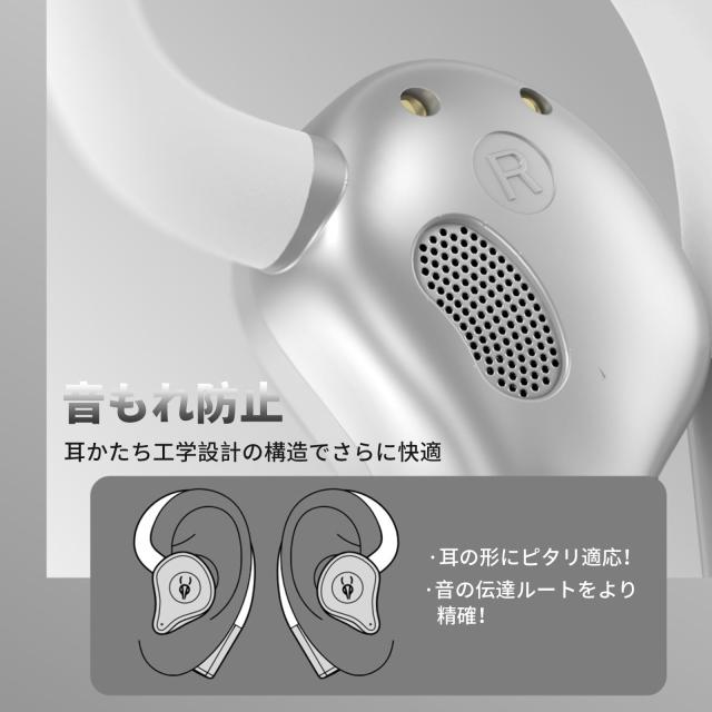 okcsc Q12 Bluetoothイヤホン オープンイヤー ワイヤレスイヤホン