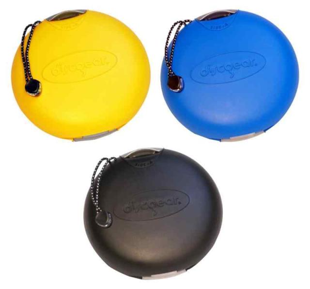 discgear 機能性・デザイン性にこだわったCD/DVDケース Discgear ディスカス20S 3個Set(ブラック,イエロー,スカイ ...