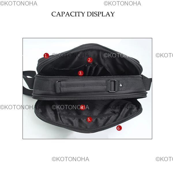 オックスフォード-メンズブリーフケース 防水ショルダーバッグ