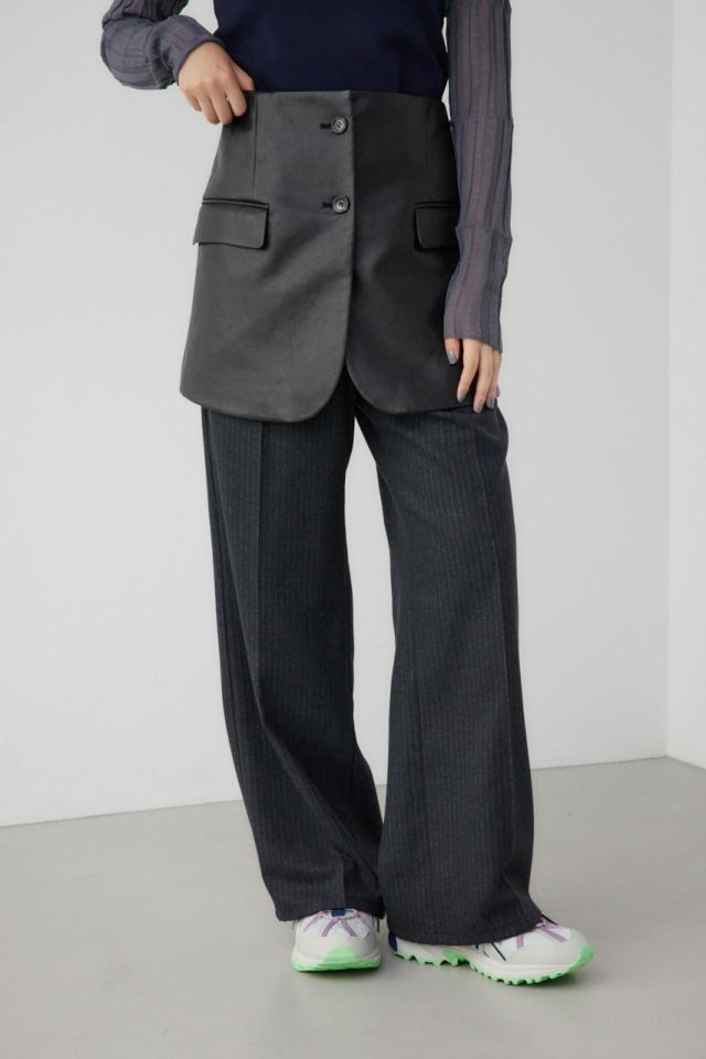 【30％OFF】 【PLUS】ビスチェレイヤードトラウザーパンツ WOMENSレディース