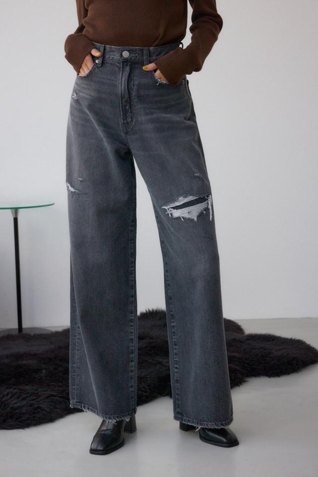 AZUL DENIM リペアワイドデニム WOMENSレディース
