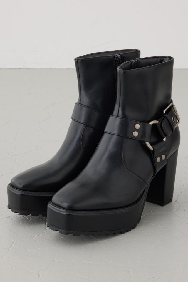 エンジニアプラットフォームショートブーツ WOMENSレディース