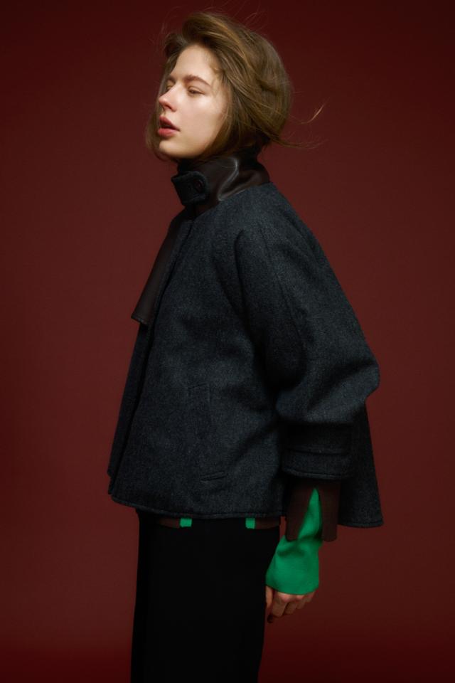 【30％OFF】 【PLUS】コンビネーションフレアコート WOMENSレディース