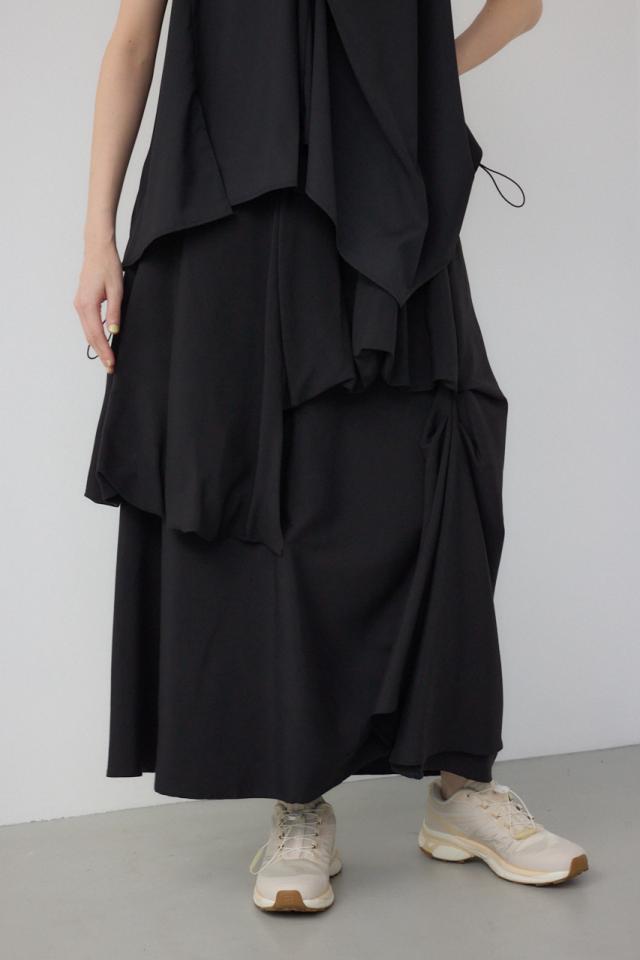 【30％OFF】 【PLUS】コンビネーションレイヤードスカート WOMENSレディース