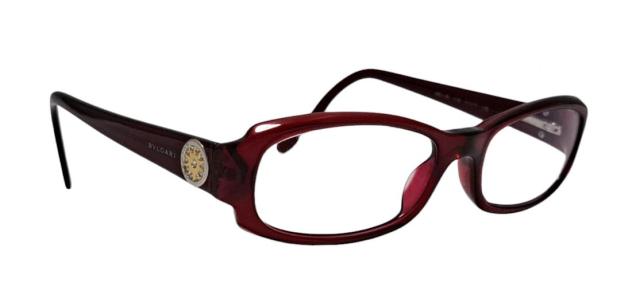 ブルガリ メガネフレーム 眼鏡 メガネ フレーム めがね トンドサン レディース レッド 赤 ロゴ BVLGARI 461-B 眼鏡フレーム 【中古】