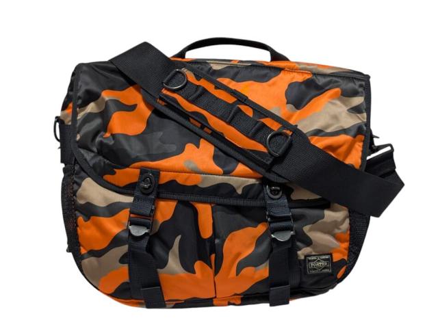 新品同様 ポーター PS CAMO SHOULDER BAG ピーエス カモ ショルダーバッグ メッセンジャーバッグ 384-05756 ウッドランドオレンジ PORTER