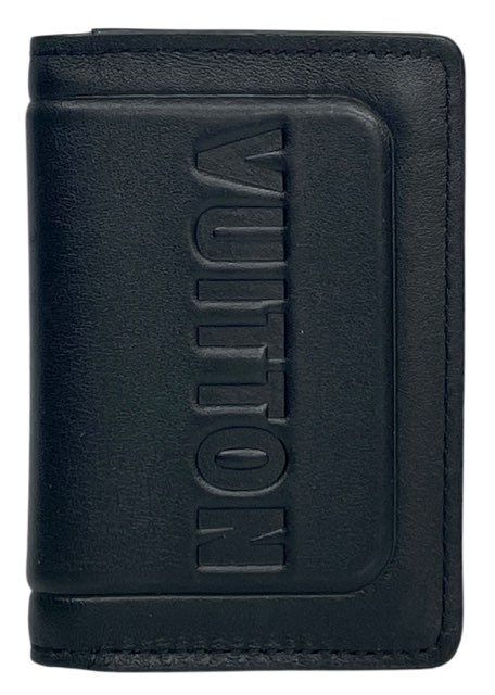 ルイヴィトン ダーク アンフィニティ　ロゴ　オーガナイザー ドゥ ポッシュ　カードケース 名刺入れ　ノワール ブラック　レザー　M63251