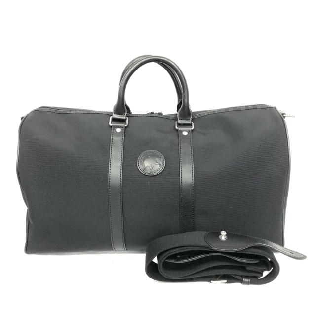 ハンティングワールド ボストンバッグ メルセデスベンツ ２WAY 黒 ブラック ナイロンキャンバス レザー コラボ バッグ HUNTING WORLD Mer